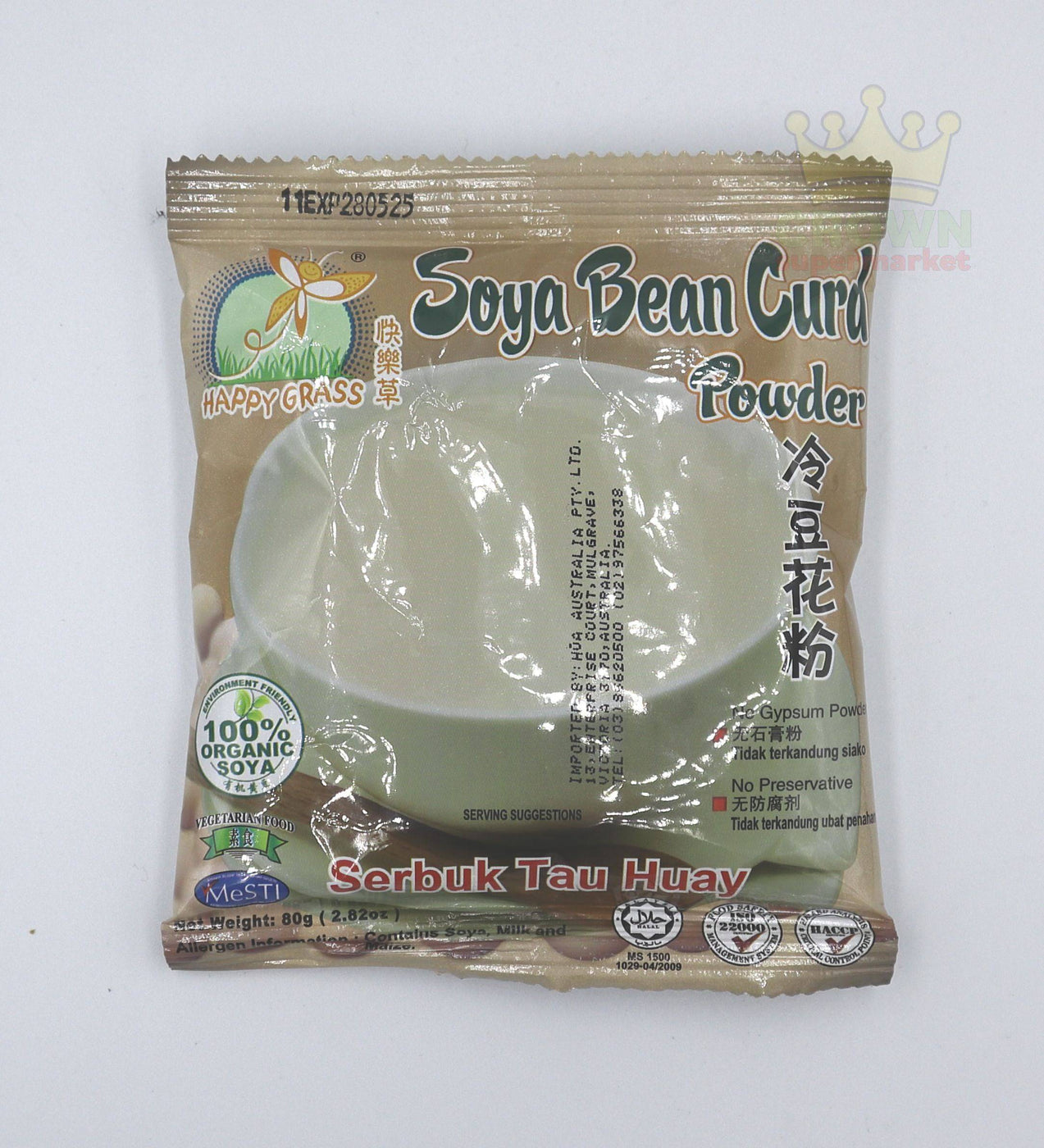 Happy Grass Soya Bean Curd Powder 80g | Crown Supermarket