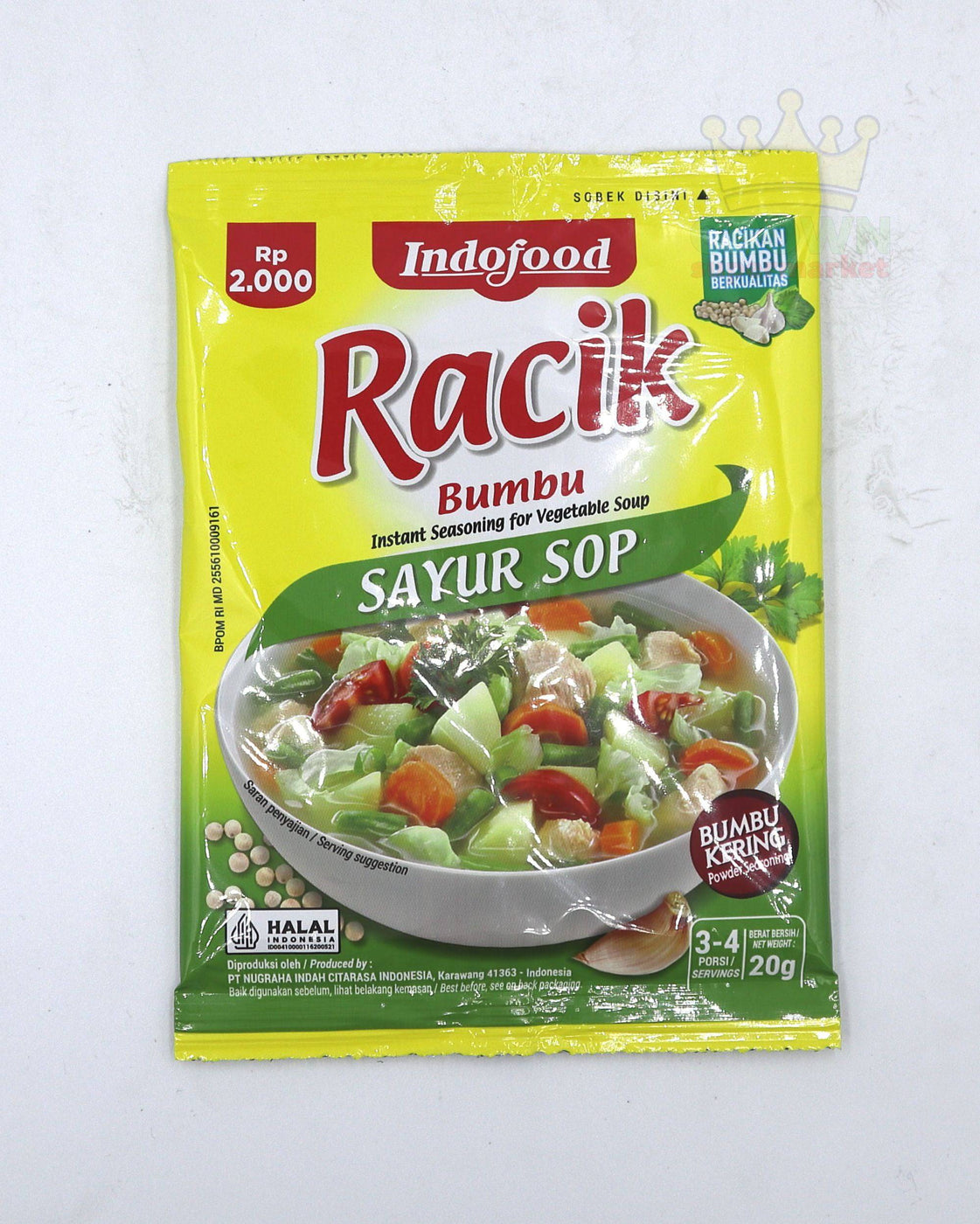 Indofood Racik Bumbu Sayur SOP 20g | Crown Supermarket