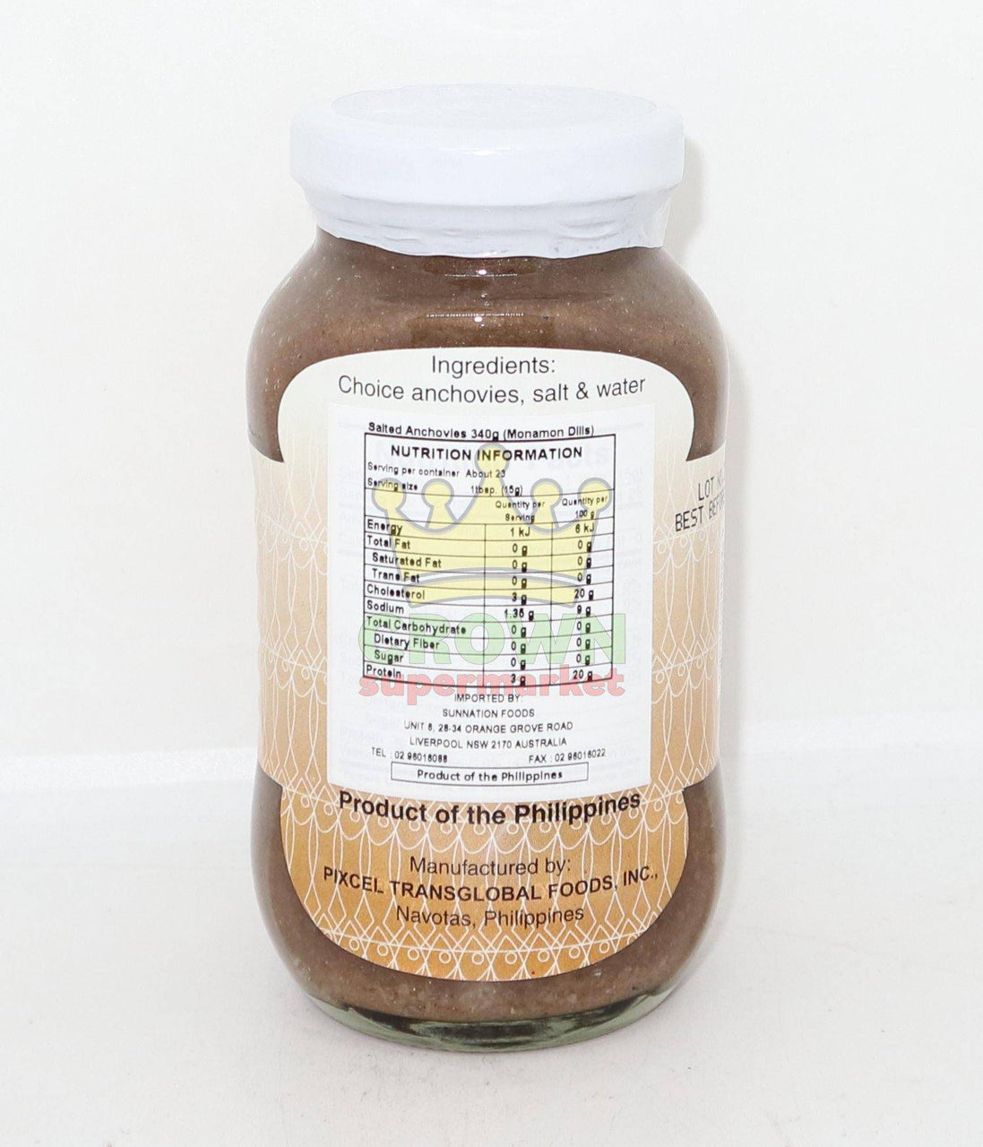 Lutong Bahay Salted Anchovy (Monamon Dilis) 340g | Crown Supermarket