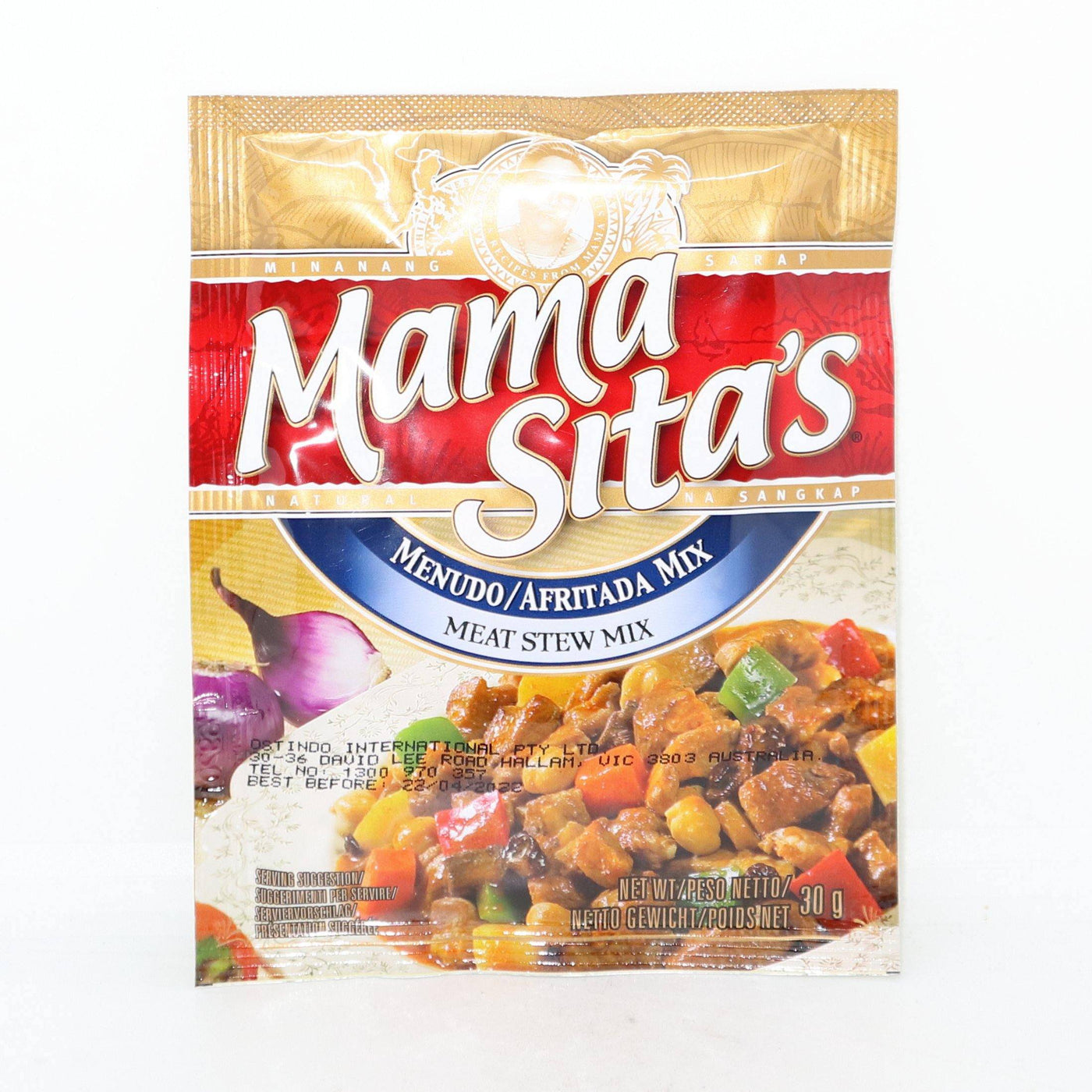 Mama Sita's Menudo Afritada (Meat Stew Mix) 30g | Crown Supermarket