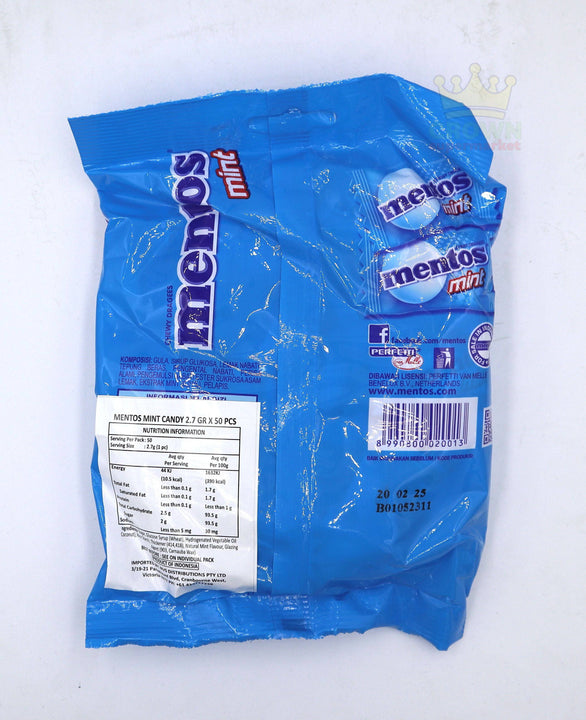 Mentos Chewy Dragees Mint 135g | Crown Supermarket
