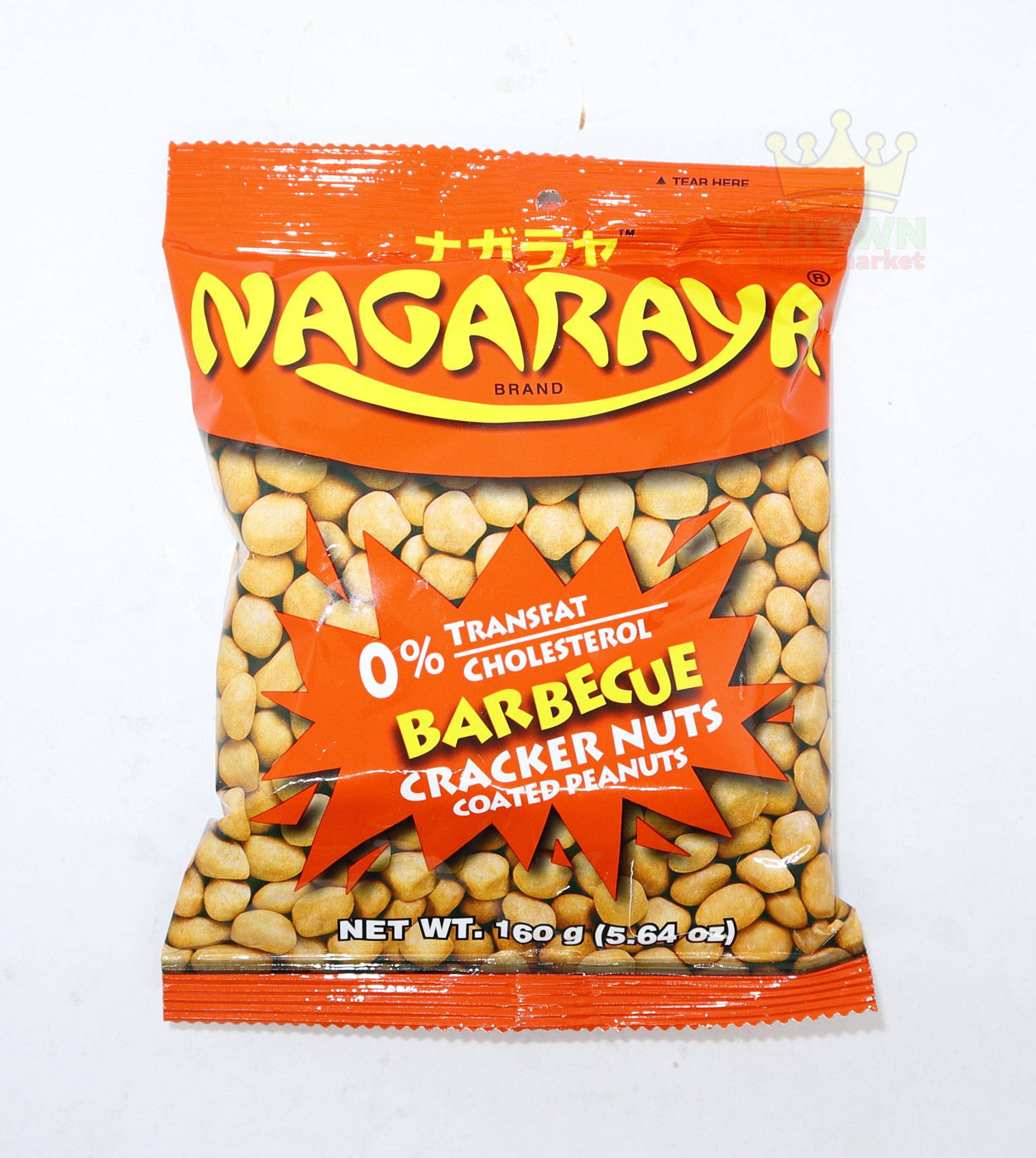 Nagaraya Cracker Nuts Coated Peanuts Barbecue 160g | Crown Supermarket