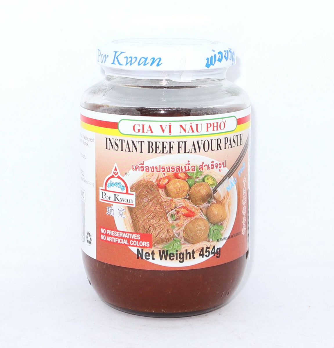 Por Kwan Beef Flavor Paste (Gia Vi Nau Pho) 454g – Crown Supermarket