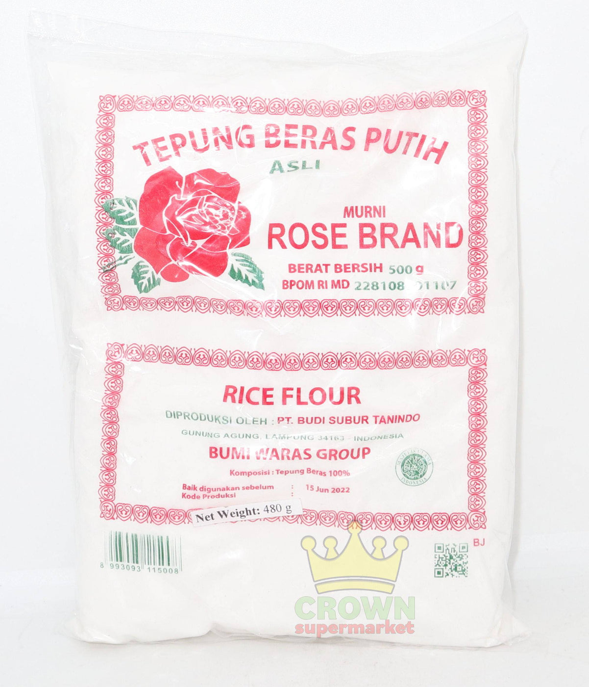 Rose Brand Rice Flour 500g | Crown Supermarket