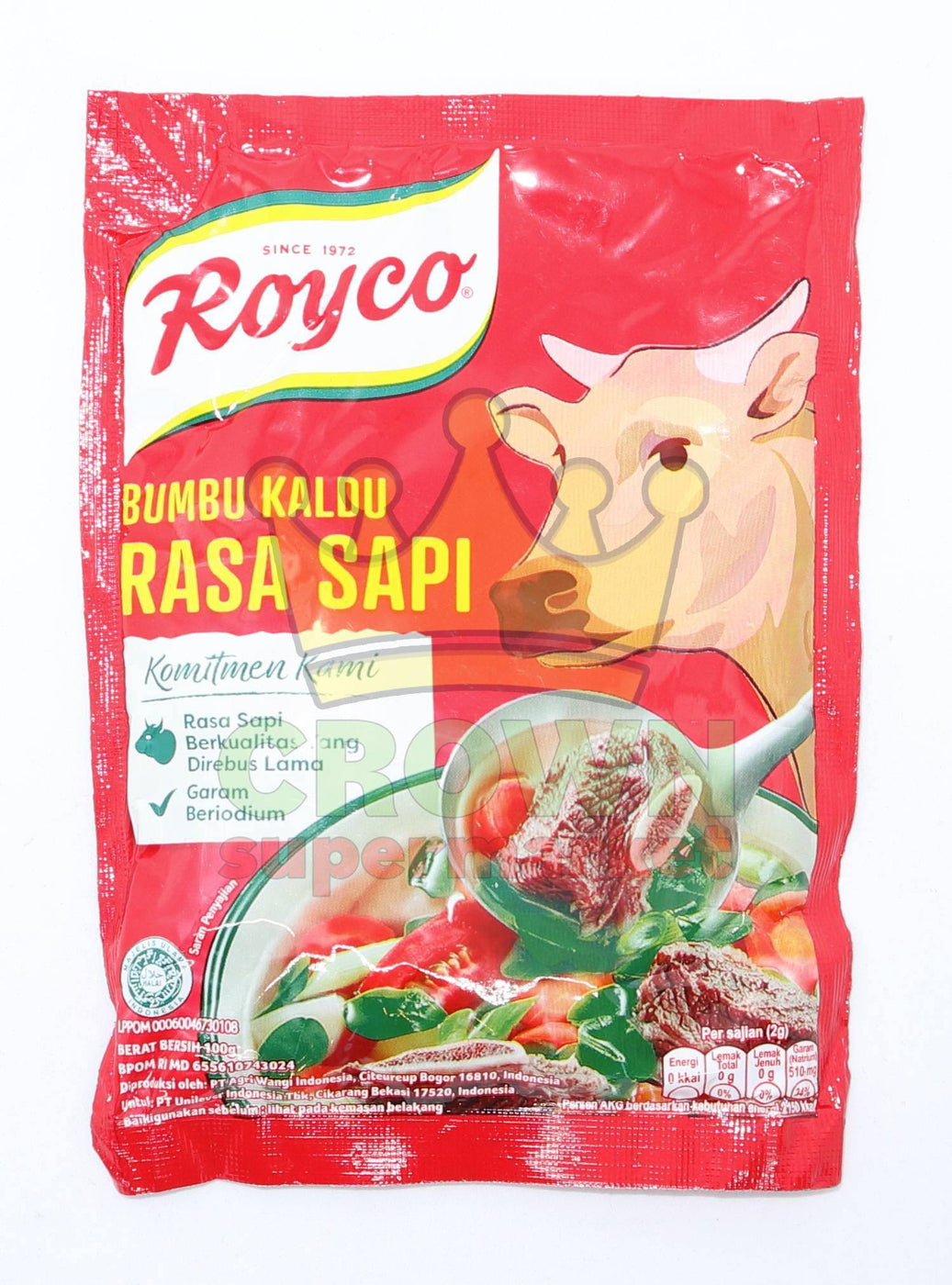 Royco Rasa Sapi (Beef Seasoning) 94g | Crown Supermarket