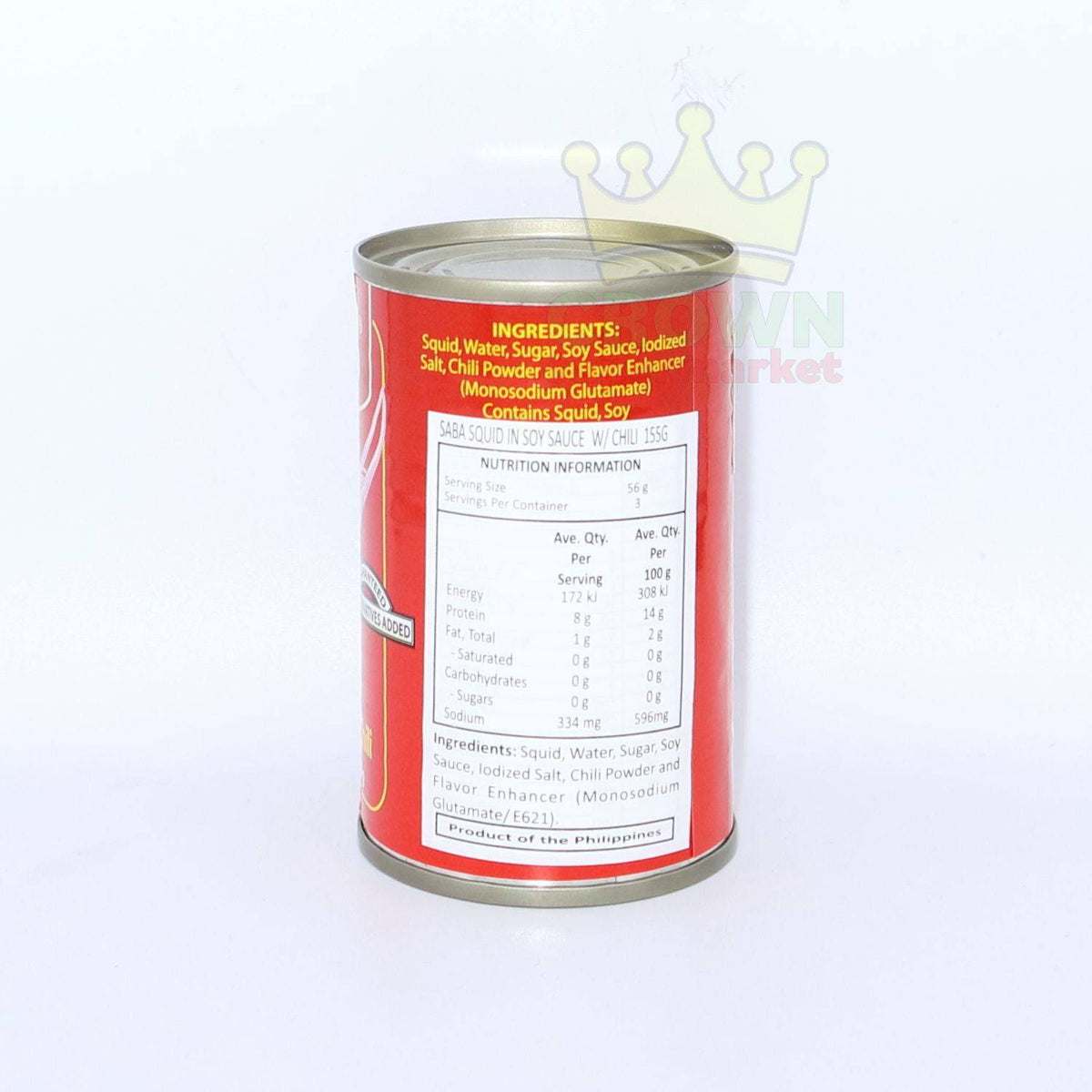 Saba Squid in Soy Sauce with Chili 155g – Crown Supermarket