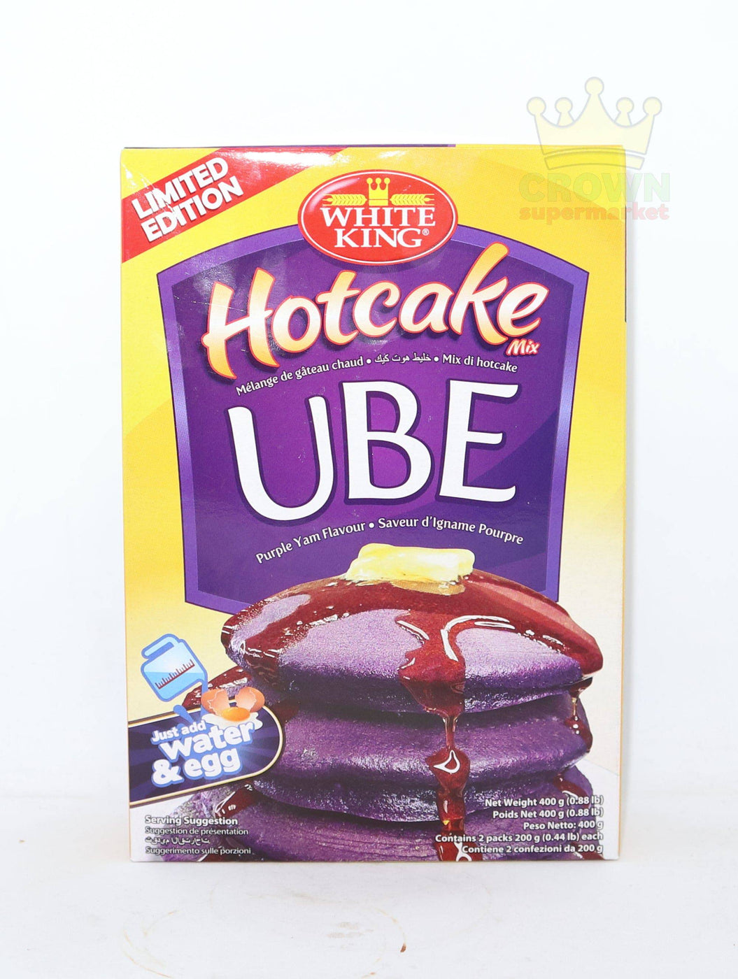 White King Hotcake Mix Ube 400g | Crown Supermarket