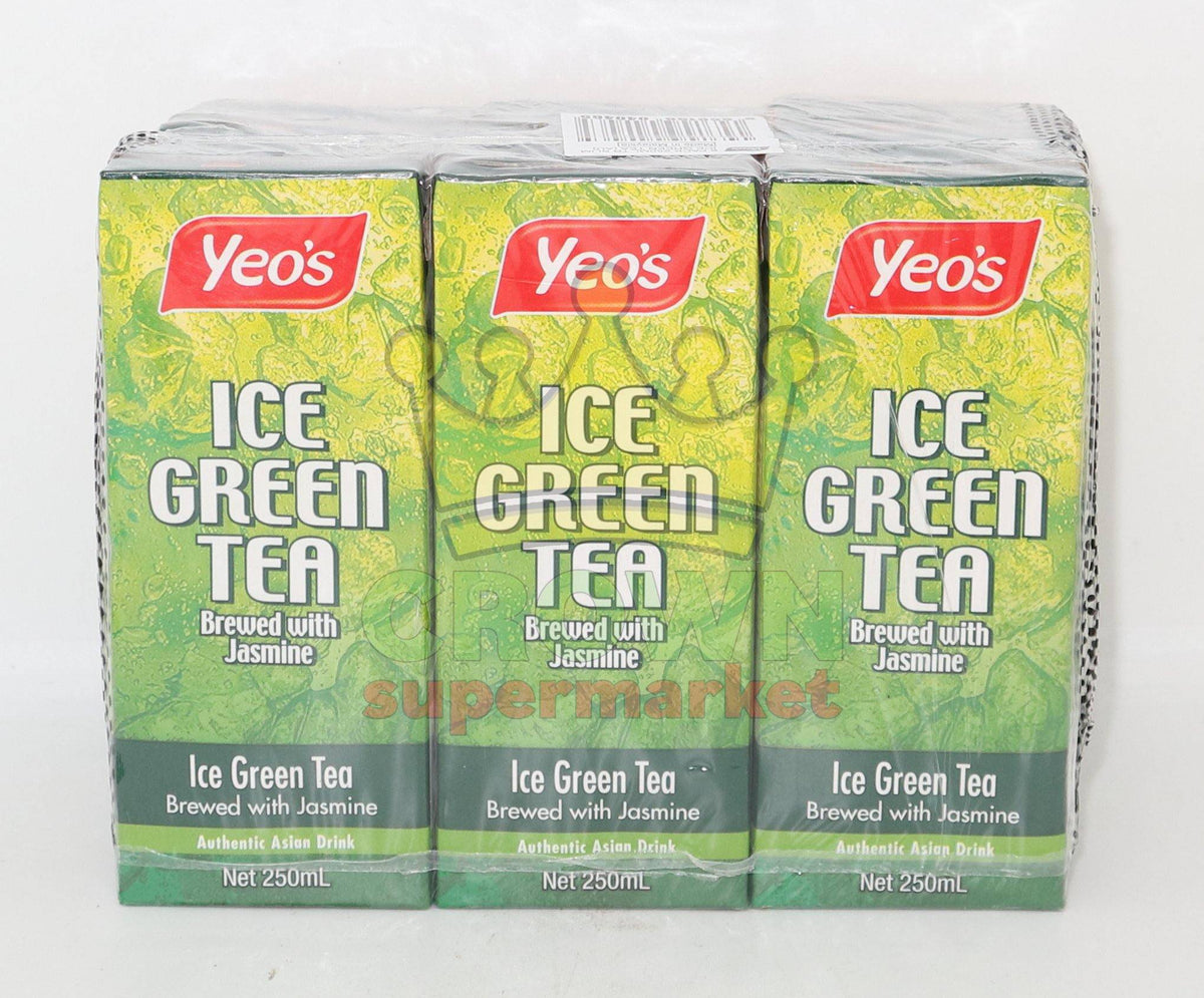 Yeo's Iced Green Tea Drink 6 x 250ml – Crown Supermarket